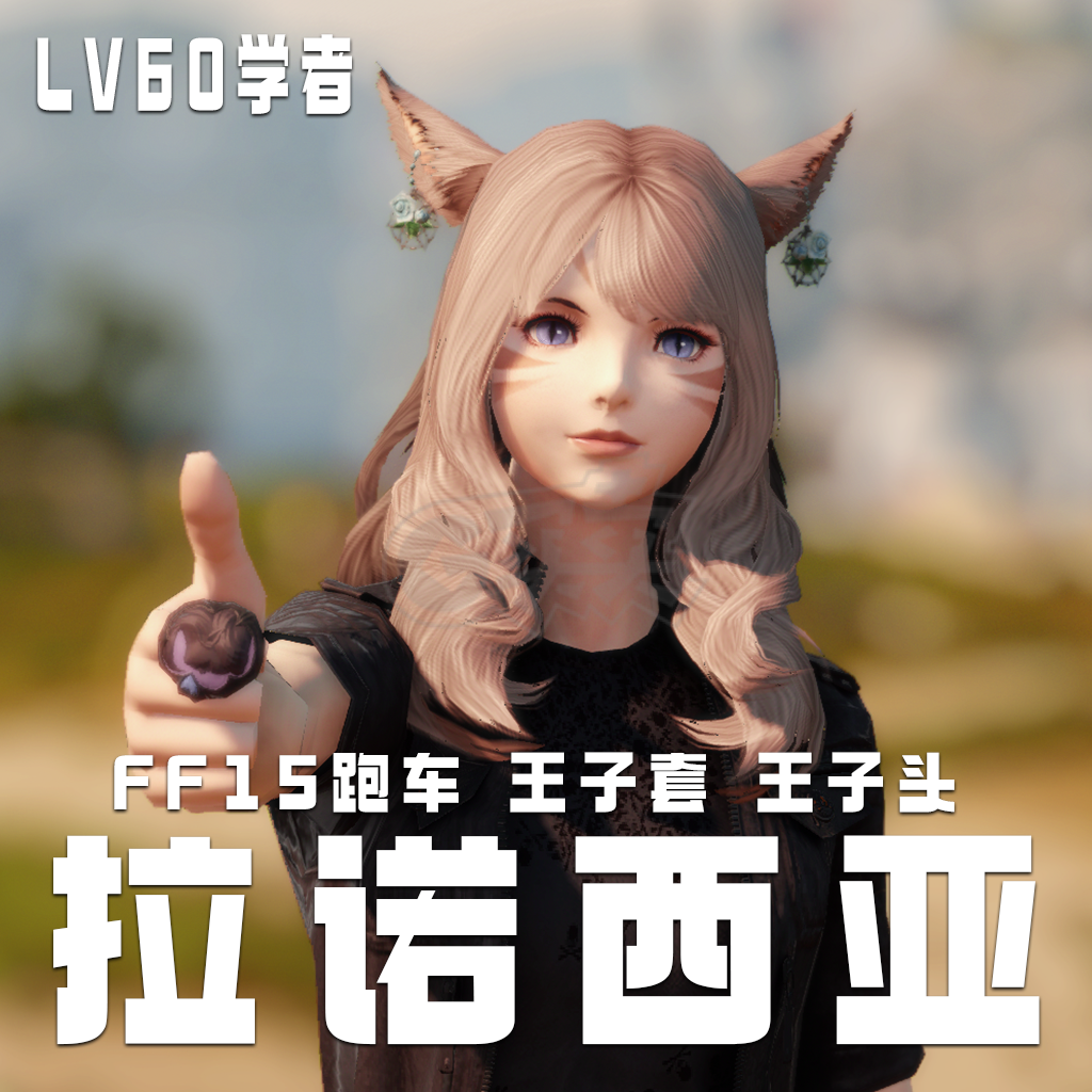 G买卖- 秘术师 60级 ff15跑车王子头王子套初始号 全陆行鸟有号