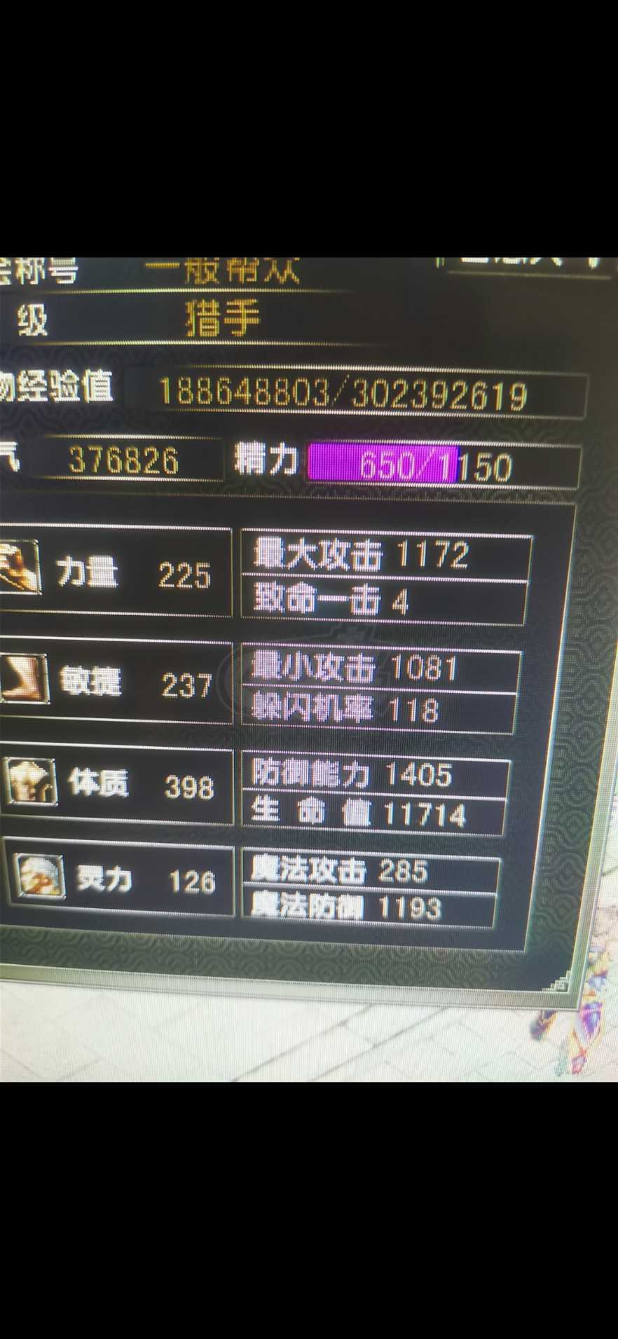 G买卖- 猎手 融合期*5阶 YT75.8猎手有扫把有多多，带900玄武